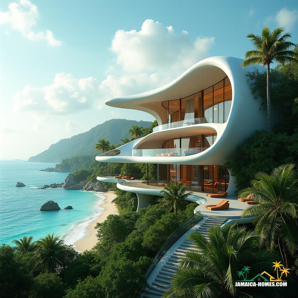 Organic-style architecture - Jamaica Homes