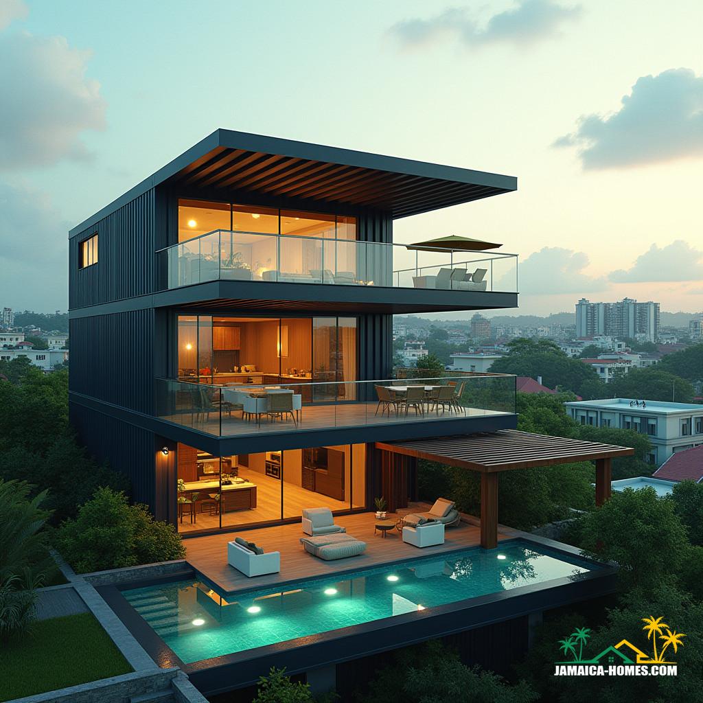 Container Module House - Jamaica Homes