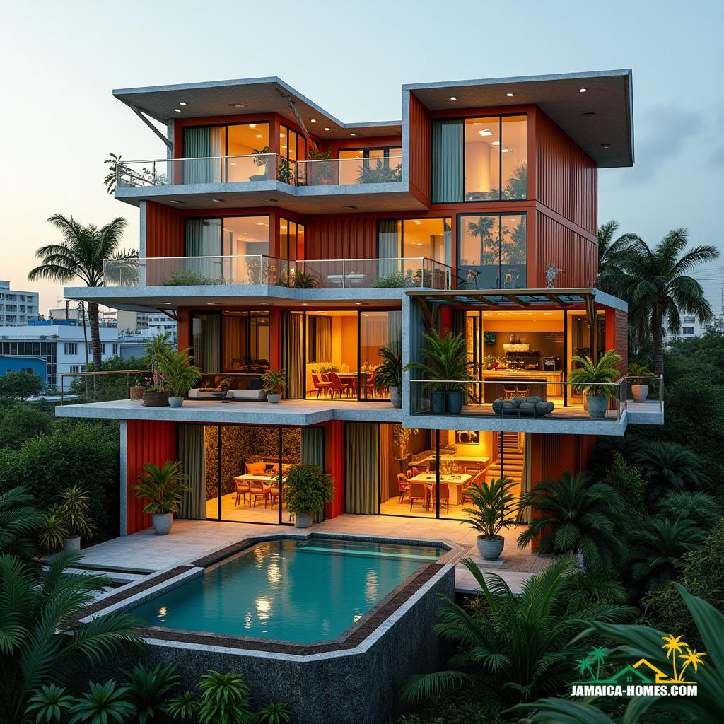 Container Module House - Jamaica Homes