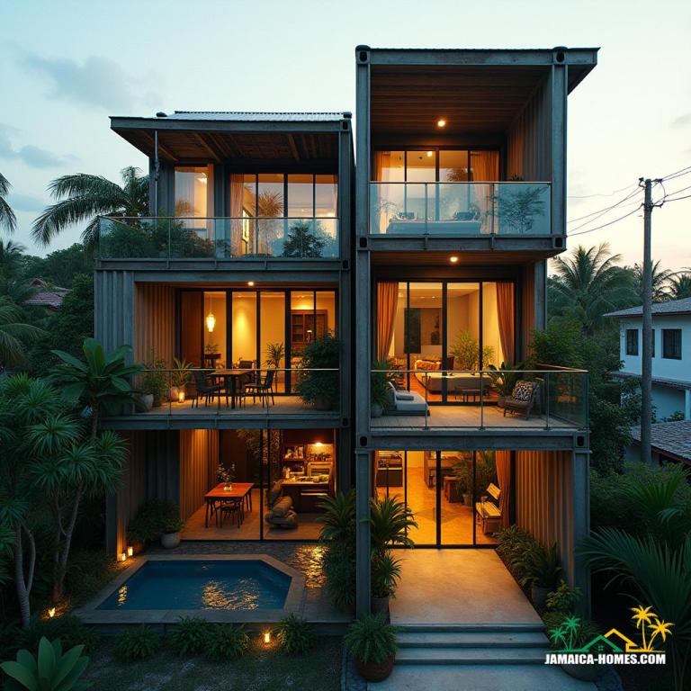 Container Module House - Jamaica Homes