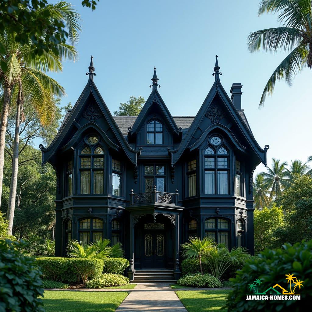 The Kingston Noir: A Gothic Revival Masterpiece for Modern Jamaica - Jamaica Homes