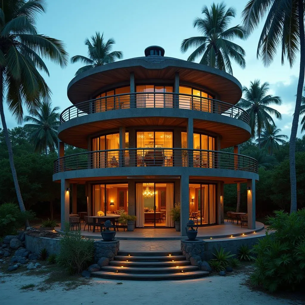 Circular Canopy House - Jamaica Homes